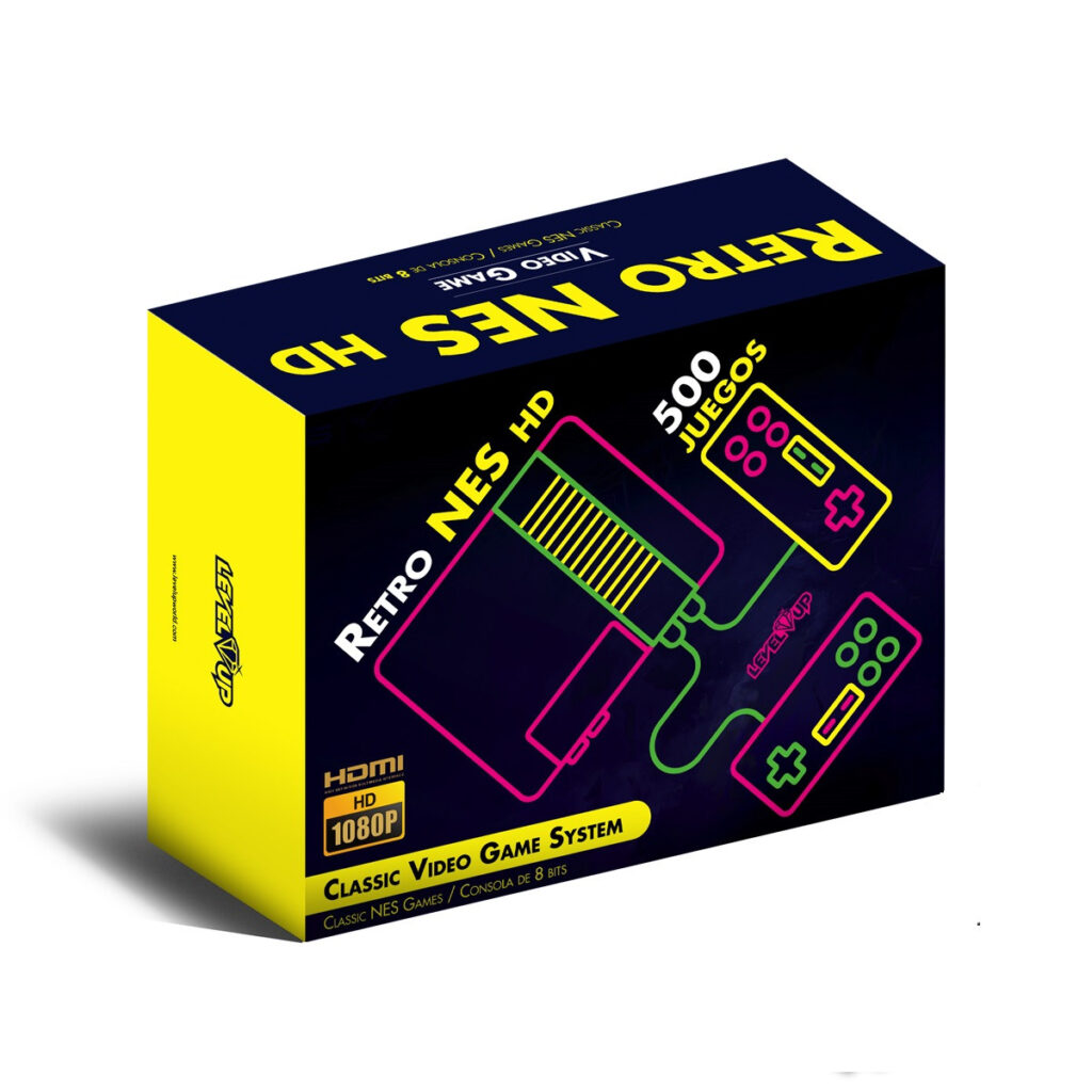 CONSOLA RETRO NES +500 JUEGOS - Grupo Gamer